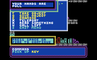 Screenshot of Spellbound (Commodore 64, 1985) - MobyGames