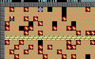 Screenshot of Boulder Dash (DOS, 1996) - MobyGames