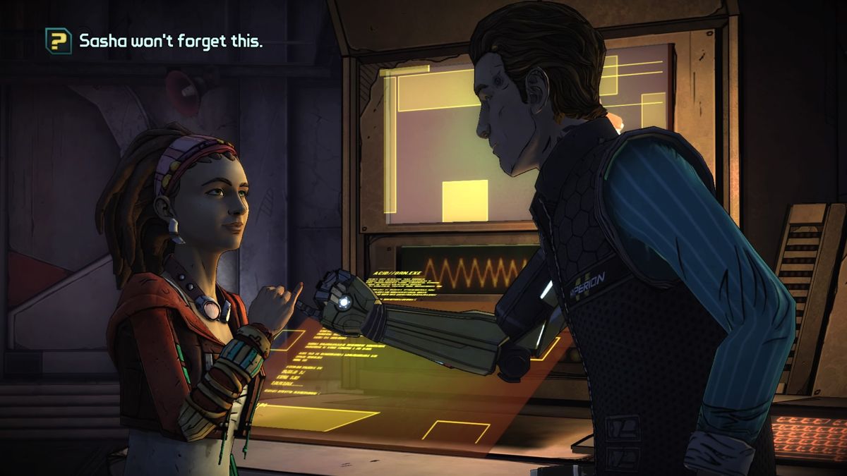 Screenshot of Tales from the Borderlands: Episode 1 - Zer0 Sum (PlayStation 4, 2014) - MobyGames