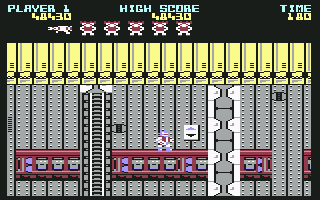 Screenshot of Bionic Commando (Commodore 64, 1987) - MobyGames