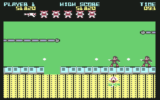 Screenshot of Bionic Commando (Commodore 64, 1987) - MobyGames