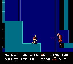 Screenshot of Rolling Thunder (NES, 1986) - MobyGames