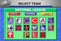 Screenshot of Baseball Advance (Game Boy Advance, 2002) - MobyGames