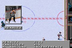 Screenshot of NHL 2002 (Game Boy Advance, 2002) - MobyGames