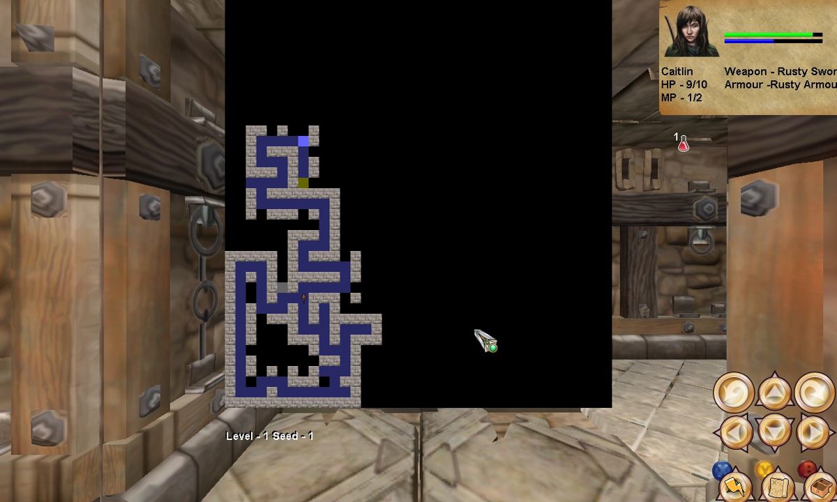 Screenshot of Deepfall Dungeon (Windows, 2013) - MobyGames