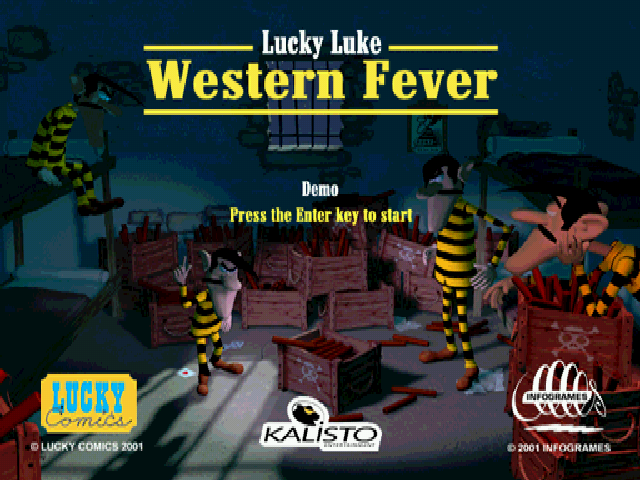 Screenshot of Lucky Luke: Western Fever (Windows, 2001) - MobyGames