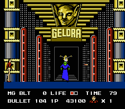 Screenshot of Rolling Thunder (NES, 1986) - MobyGames