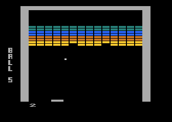 Screenshot of Super Breakout (Atari 5200, 1978) - MobyGames