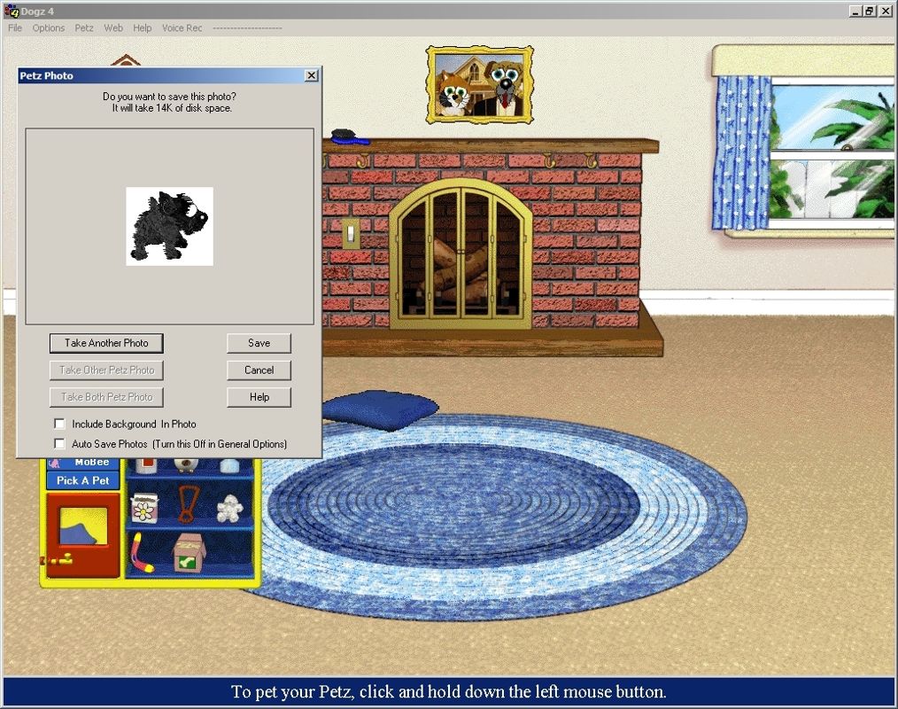 Screenshot of Dogz 4 (Windows, 1999) - MobyGames