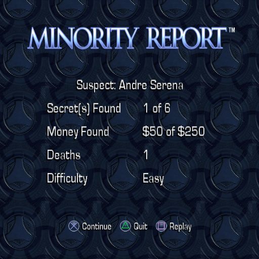 Screenshot of Minority Report: Everybody Runs (PlayStation 2, 2002 ...