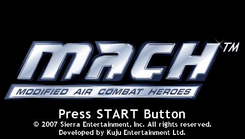 Screenshot of M.A.C.H.: Modified Air Combat Heroes (PSP, 2007) - MobyGames