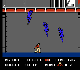 Screenshot of Rolling Thunder (NES, 1986) - MobyGames
