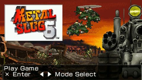 Screenshot of Metal Slug: Anthology (PSP, 2006) - MobyGames