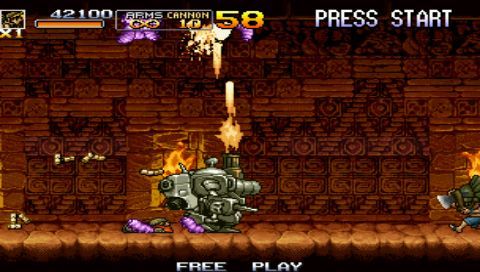Screenshot of Metal Slug: Anthology (PSP, 2006) - MobyGames