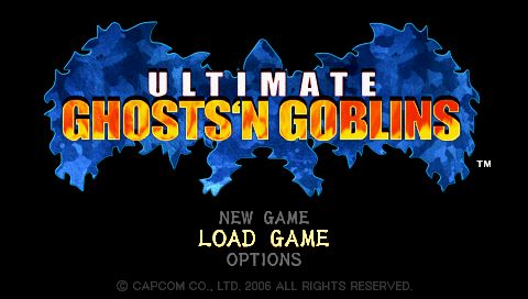 Screenshot of Ultimate Ghosts'N Goblins (PSP, 2006) - MobyGames
