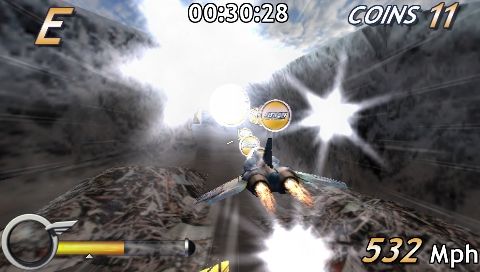 Screenshot of M.A.C.H.: Modified Air Combat Heroes (PSP, 2007) - MobyGames