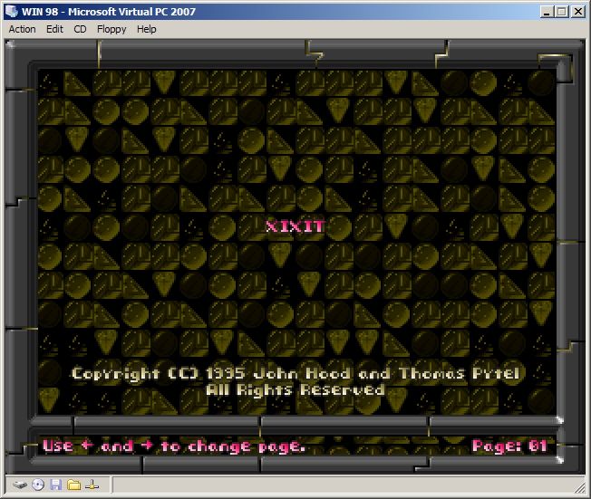 Screenshot of Xixit (DOS, 1995) - MobyGames