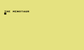 Minotaur (1981) - MobyGames