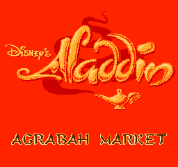 Screenshot of Disney's Aladdin (NES, 1993) - MobyGames