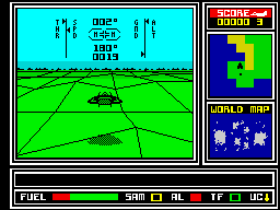 Screenshot of ATF: Advanced Tactical Fighter (ZX Spectrum, 1988 ...