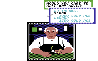 Screenshot of Sid Meier's Pirates! (Commodore 64, 1987) - MobyGames