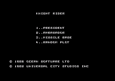 Knight Rider (1986) - MobyGames