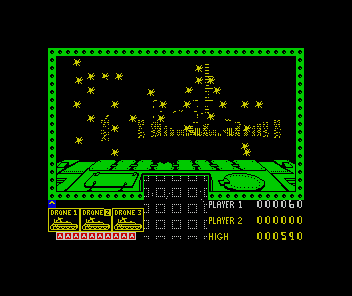 Screenshot of 3D Seiddab Attack (ZX Spectrum, 1984) - MobyGames