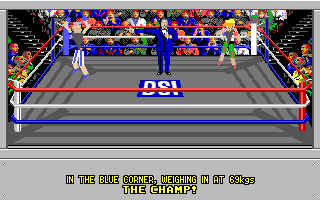 Screenshot of 4-D Boxing (Amiga, 1991) - MobyGames