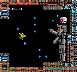 Screenshot of Abadox: The Deadly Inner War (NES, 1989) - MobyGames