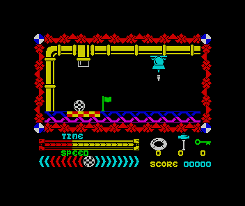 Screenshot of Action Reflex (ZX Spectrum, 1986) - MobyGames