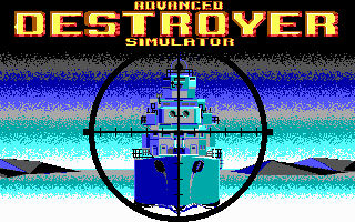 Screenshot of Advanced Destroyer Simulator (DOS, 1990) - MobyGames