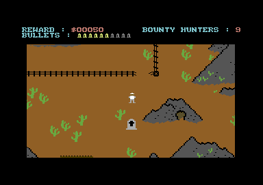 Screenshot of A Fi$tful of Buck$ (Commodore 64, 1985) - MobyGames