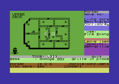 Screenshot of Alien (Commodore 64, 1984) - MobyGames