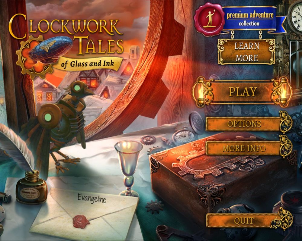 Screenshot of Clockwork Tales: Of Glass and Ink (Windows, 2013) - MobyGames