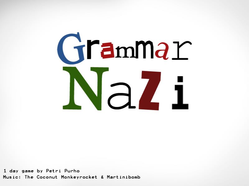 Screenshot of Grammar Nazi (Windows, 2008) - MobyGames
