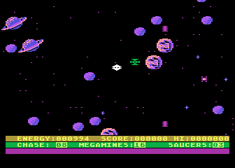 Screenshot of Astro Chase (Atari 8-bit, 1982) - MobyGames