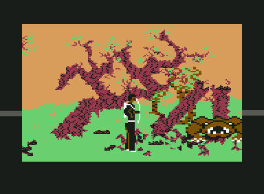 Screenshot of Beyond the Forbidden Forest (Commodore 64, 1986) - MobyGames