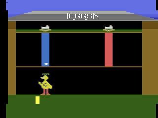 Screenshot of Big Bird's Egg Catch (Atari 2600, 1983) - MobyGames