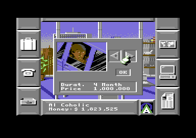 Screenshot of Black Gold (Commodore 64, 1989) - MobyGames