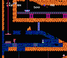 Screenshot of Spelunker (NES, 1983) - MobyGames