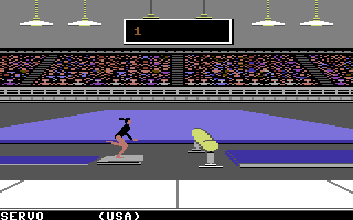 Screenshot of Summer Games (Commodore 64, 1984) - MobyGames
