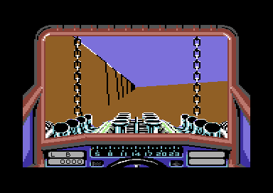 Screenshot of Stunt Track Racer (Commodore 64, 1989) - MobyGames