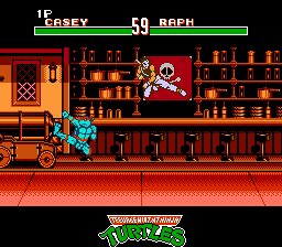 Screenshot of Teenage Mutant Ninja Turtles: Tournament Fighters (NES, 1993) - MobyGames