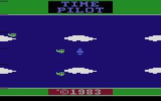 Screenshot of Time Pilot (Atari 2600, 1982) - MobyGames