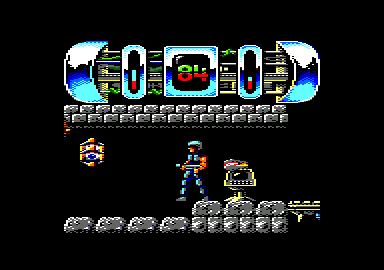 Screenshot of Trantor: The Last Stormtrooper (Amstrad CPC, 1987 ...