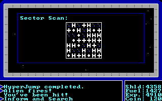 Screenshot of Ultima I (DOS, 1986) - MobyGames