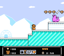 Screenshot of Wacky Races (NES, 1991) - MobyGames