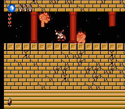 Screenshot of Whomp 'Em (NES, 1990) - MobyGames