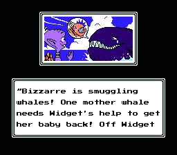 Screenshot of Widget (NES, 1992) - MobyGames