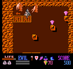 Screenshot of Wizards & Warriors (NES, 1987) - MobyGames